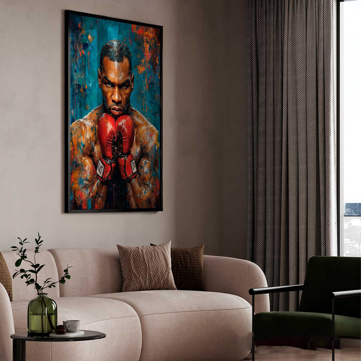 Glory and Power Legendary Boxer Mike Tyson Painting | Iconic Sports ...